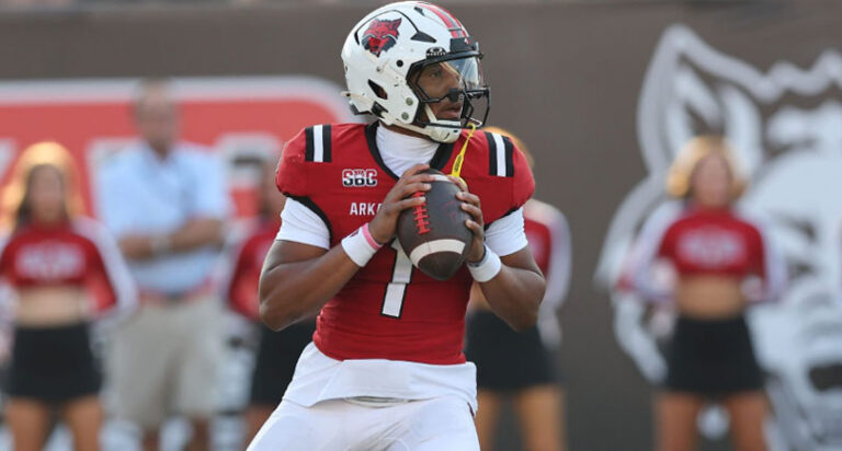 Louisiana vs Arkansas State CFB Props & Picks on Jaylen Raynor - Las ...